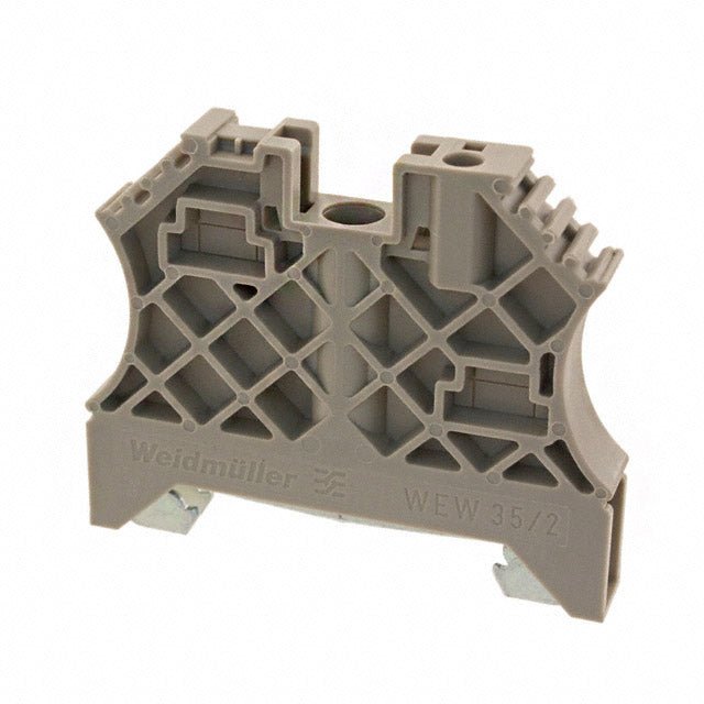 1061200000 Weidmuller WEW 35/2 W-Series end bracket, dark beige — Gabby ...