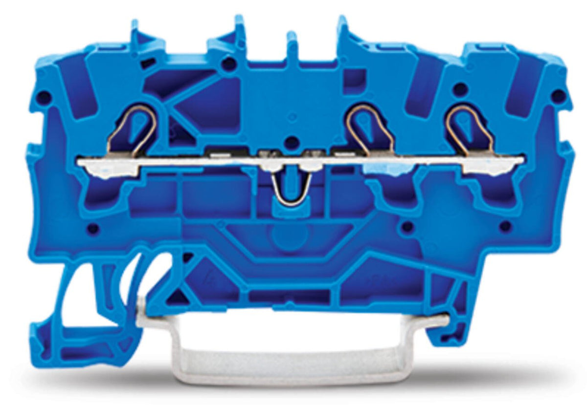 WAGO 2001-1304 3-Conductor Through Terminal Block 1.5 mm², Blue — Gabby ...