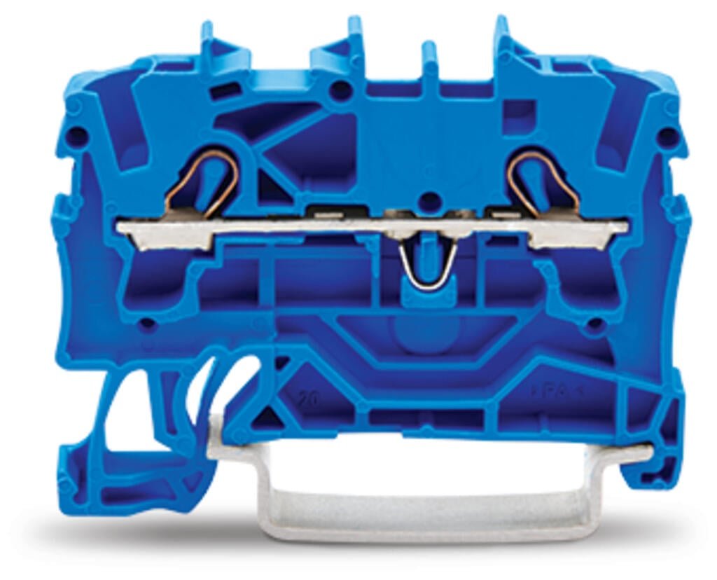 Wago 2002-1204 TOPJOB S 2-Conductor Terminal Block 2.5mm² Blue — Gabby ...