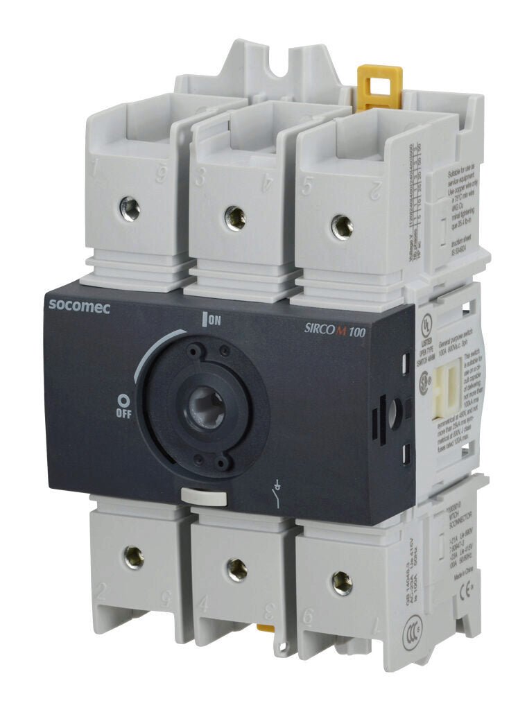 Socomec 22003010 SIRCO M3 3X100A Universal load break switch body M ...