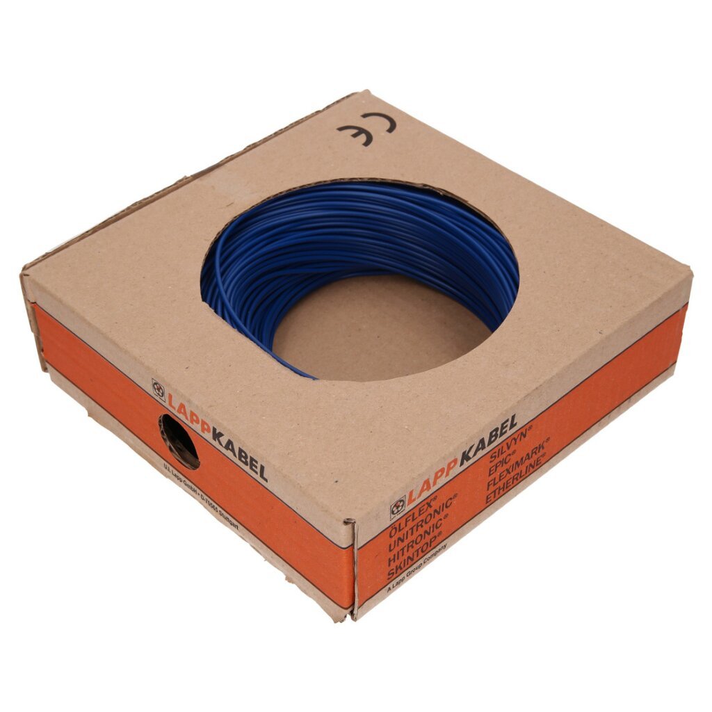Buy LAPP 4510143 H05V-K Cable 1mm², dark blue 100m in a pack — Gabby ...