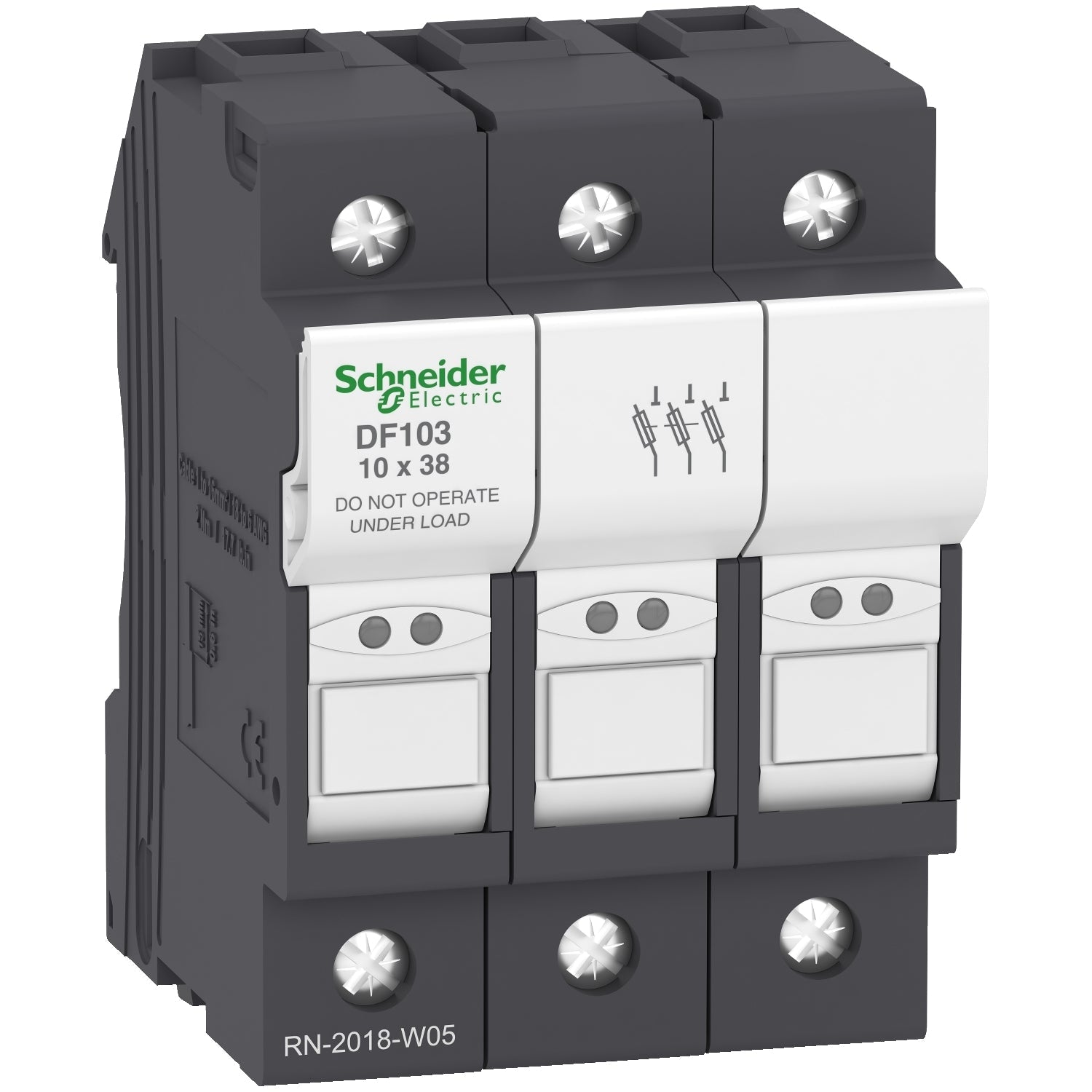 Schneider DF103 TeSys DF Fuse Carrier 3P 14x51mm — Gabby Electric