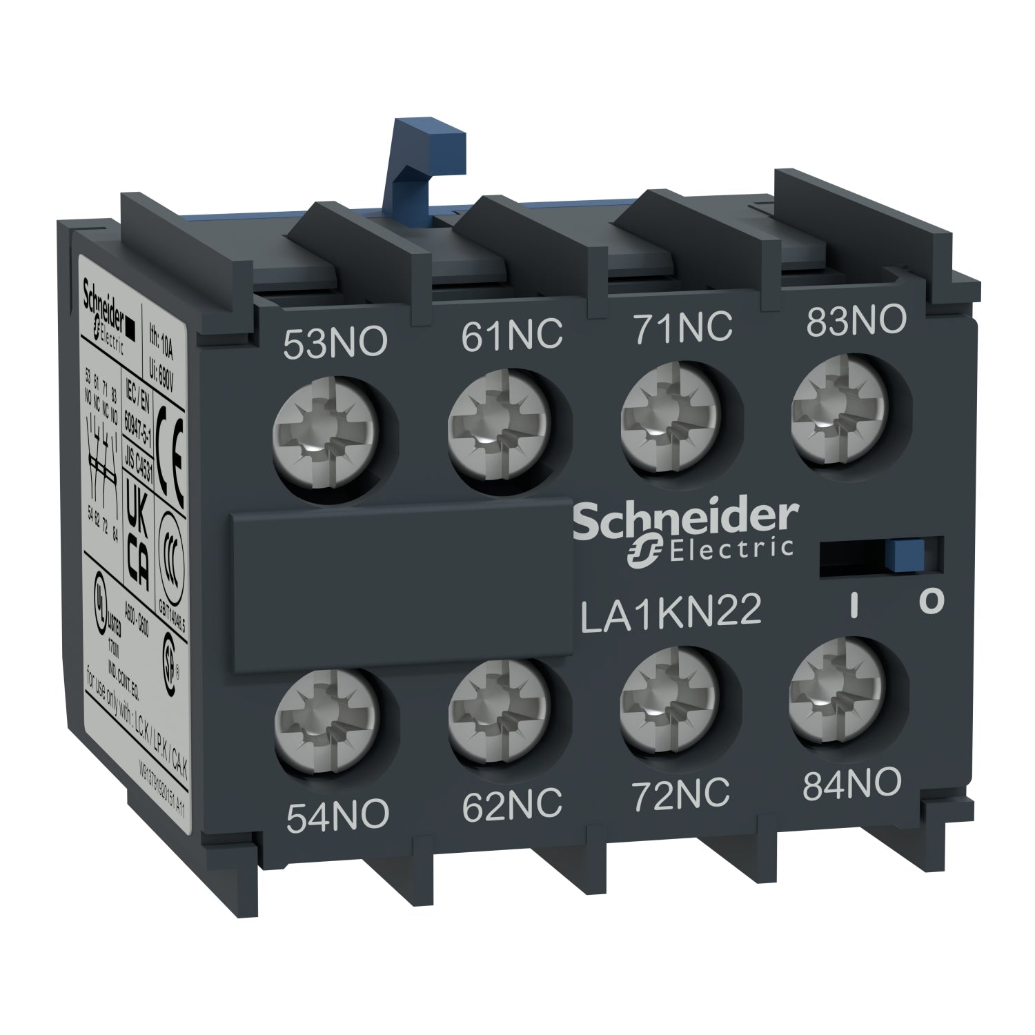 Schneider LA1KN22 Auxiliary contact block — Gabby Electric