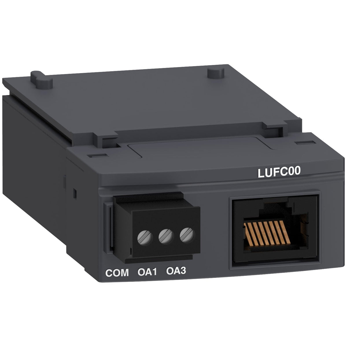 LUFC00 Parallel wiring module, TeSys Ultra, Plug-in type, Front side ...