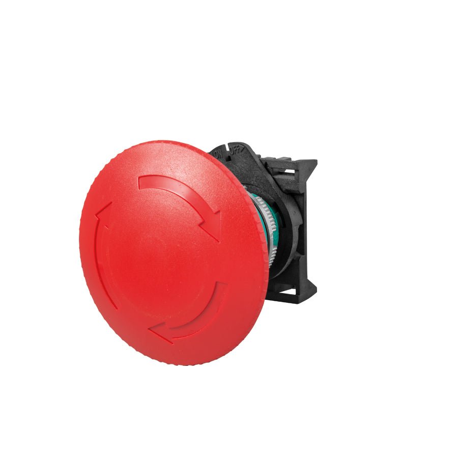 Giovenzana PPFN1R6N Mushroom Push Button Twist-to-Release 60mm Red ...