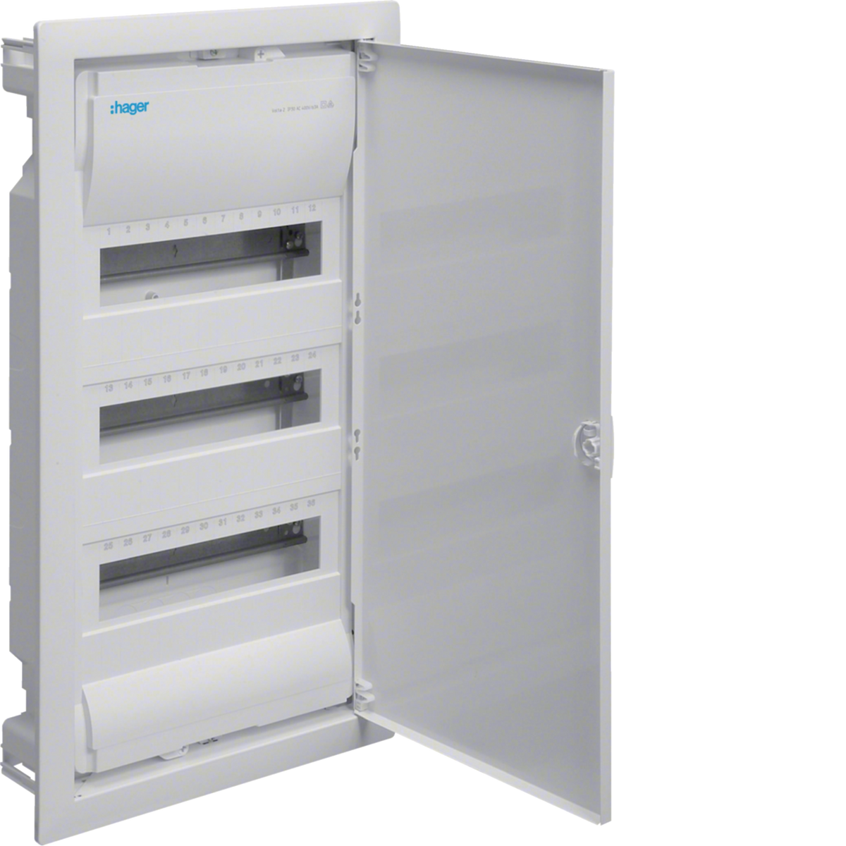 VU36NC Hager Volta Distribution Box 3X12 IP30 — Gabby Electric